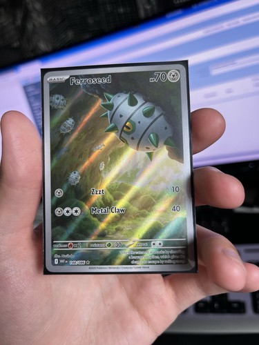 Pokemon - Ferroseed - 148/086 - Illustration Rare - S&V White Flare ...