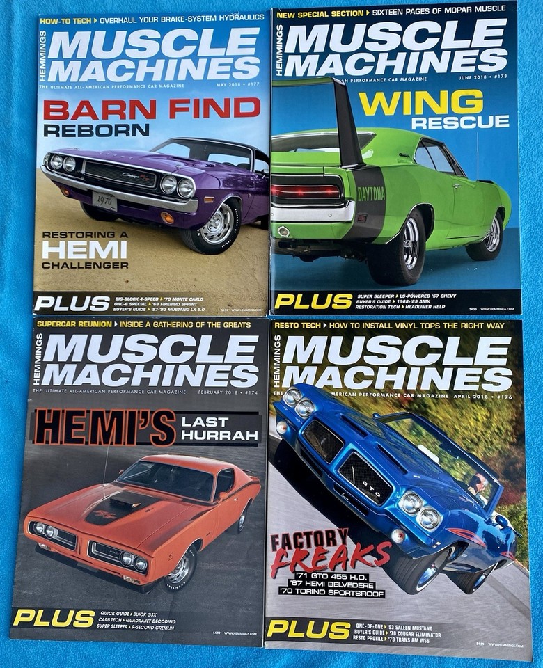 Back Issue Bonanza!! Hemmings Muscle Machines - Flat Rate Box of 33 ...