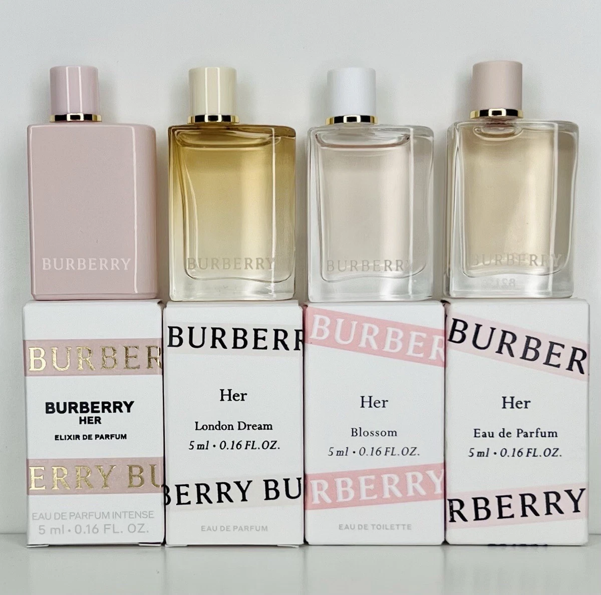Burberry Perfume Packaging