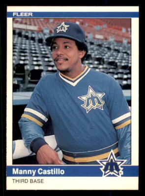 1984 Fleer #607 Manny Castillo Seattle Mariners | eBay