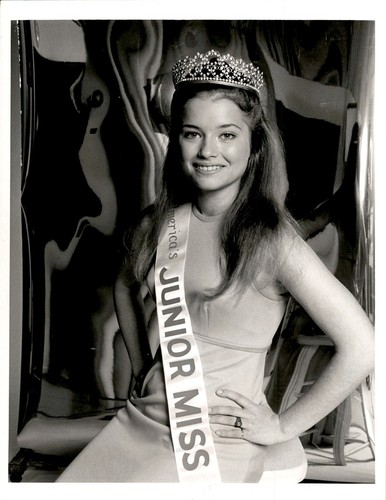 LG45 Orig Photo AMERICA'S JUNIOR MISS BEAUTY PAGEANT MODEL WINNER TIARA ...