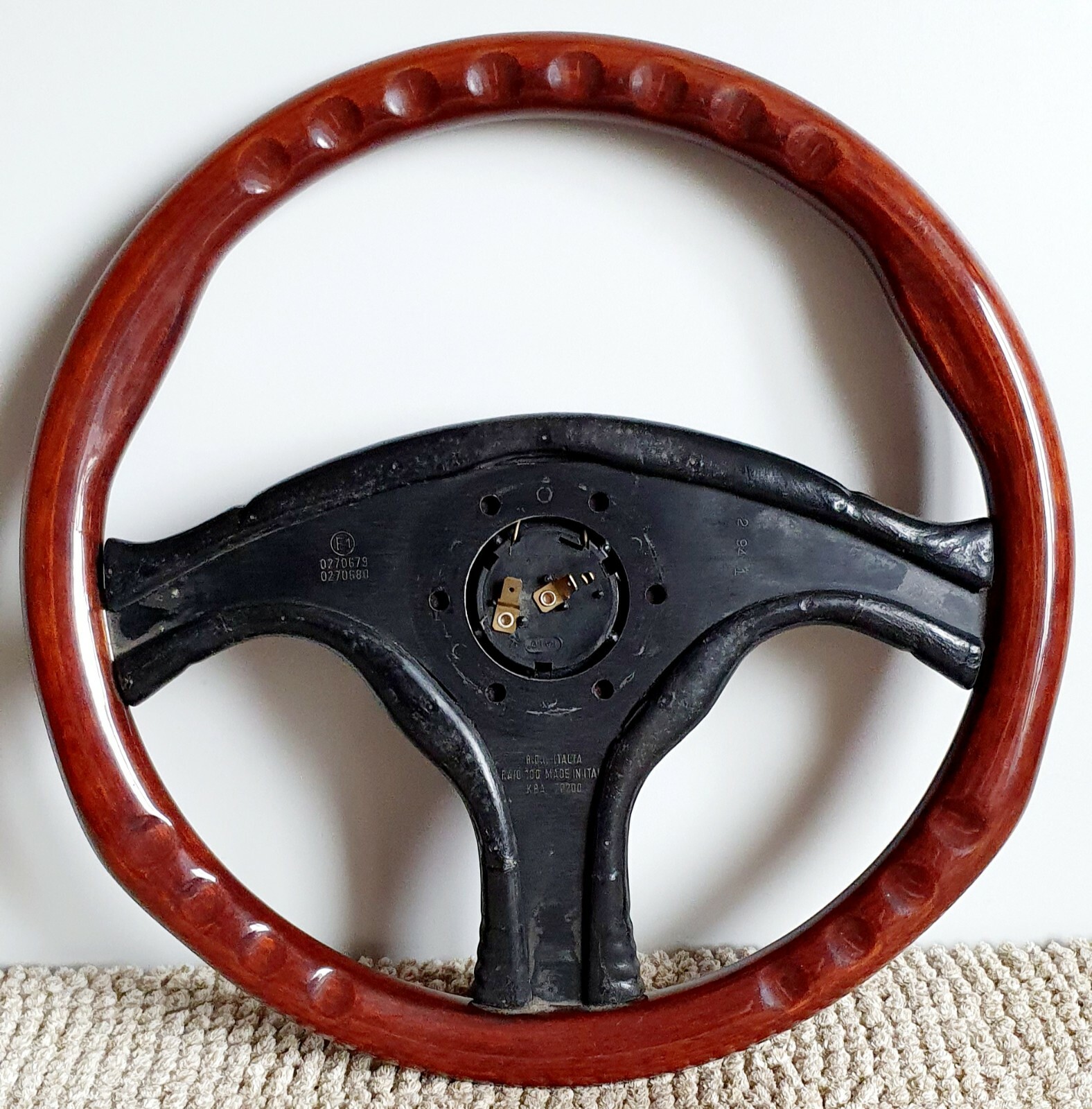 RAID Porsche 911 BMW E24 E28 E30 E32 Wooden steering wheel Authentic ...