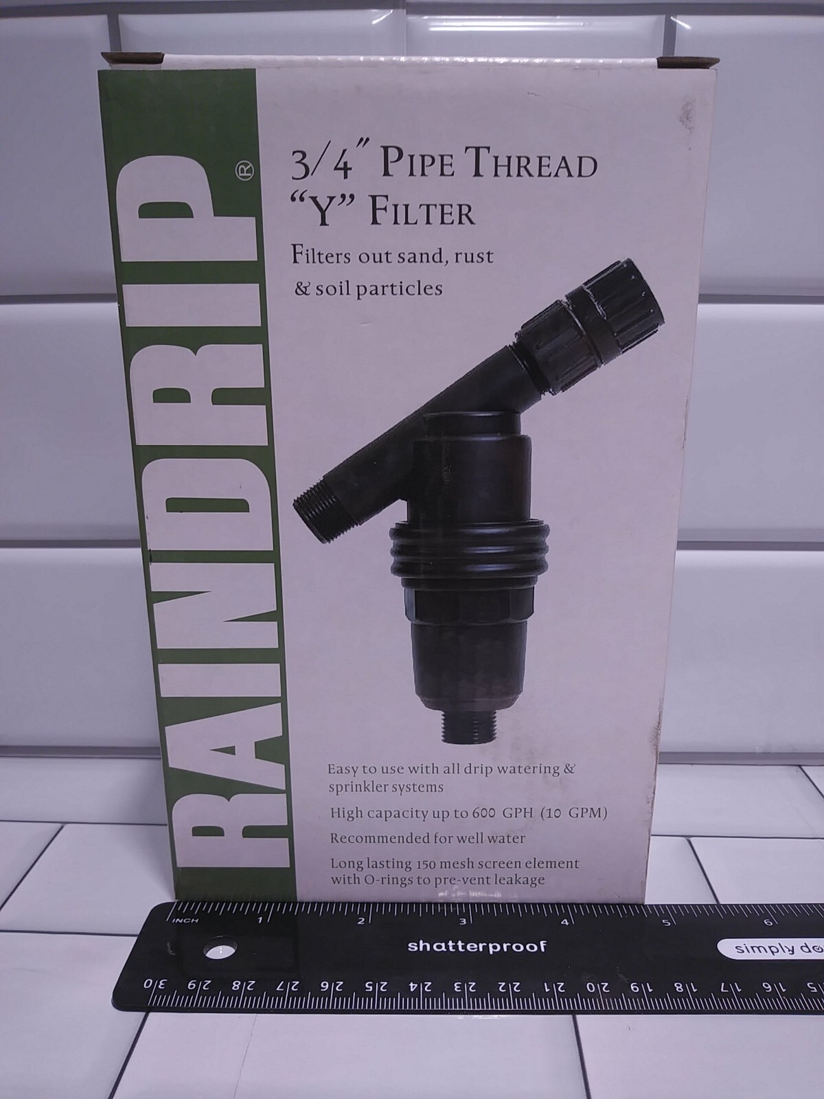 Raindrip R605DT 3/4 in. Drip Irrigation Y Filter 1 pk -Pack of 1 Free ...