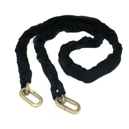 HEAVY DUTY STRONG MOTORCYCLE MOTORBIKE BIKE SECURITY CHAIN AND PADLOCK ...