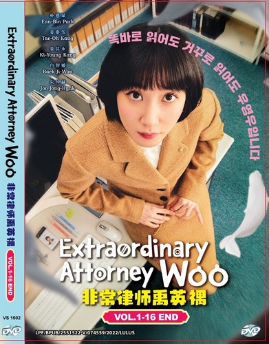 Korean Drama DVD Extraordinary Attorney Woo TV Series Vol.1-16 (2022 ...