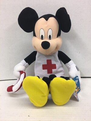 Walt Disney Mickey Mouse 15" Lifeguard Plush/ Stuffed Animal w/ Tag | eBay