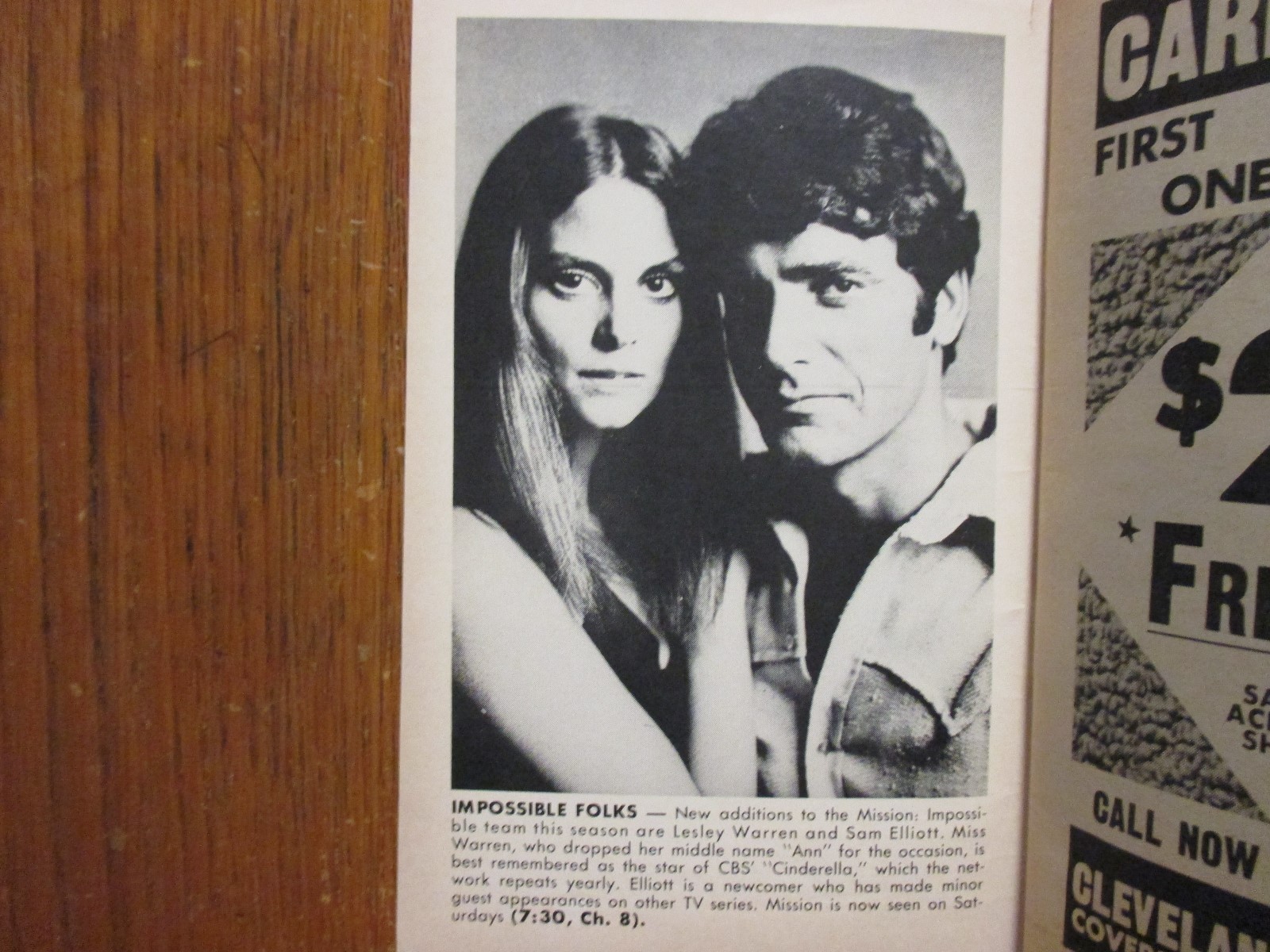 Oct-1970 Cleveland Press TV Maga(SHEILA LARKIN/ROBERT FOXWORTH/LESLEY ...