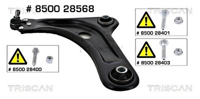 TRISCAN Track Control Arm For PEUGEOT CITROEN DS 2008 208 C3 II III ...