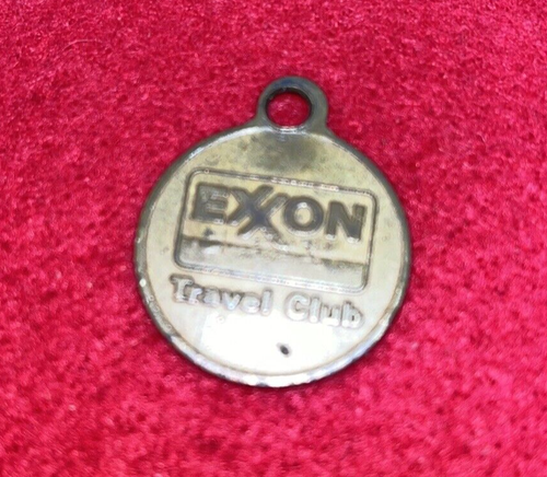 VINTAGE EXXON TRAVEL CLUB TOKEN BRASS Key Chain Fob | eBay