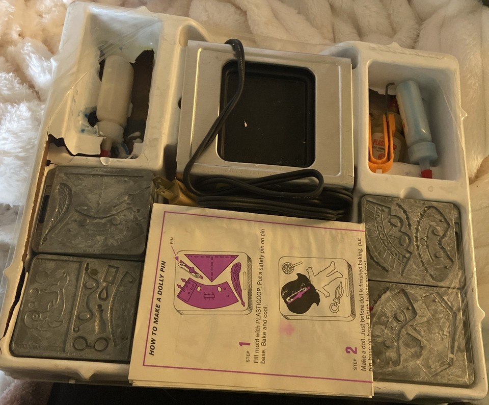 1969 Vintage Mattel's Dollymaker A Thingmaker Toy Creepy Crawler Slime ...