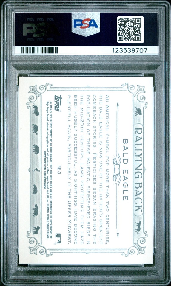 2021 TOPPS ALLEN & GINTER RALLYING BACK #RB3 BALD EAGLE PSA 9 | eBay