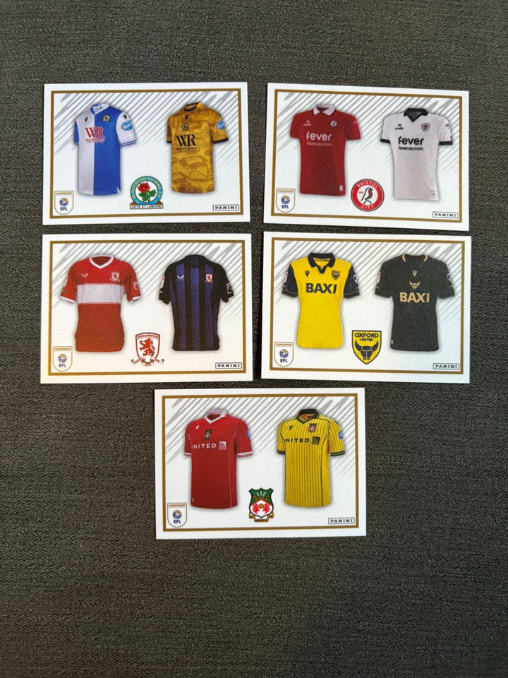 HUGE 108x EFL Panini 2025/26 Stickers Bundle - NO DUPLICATES | eBay UK