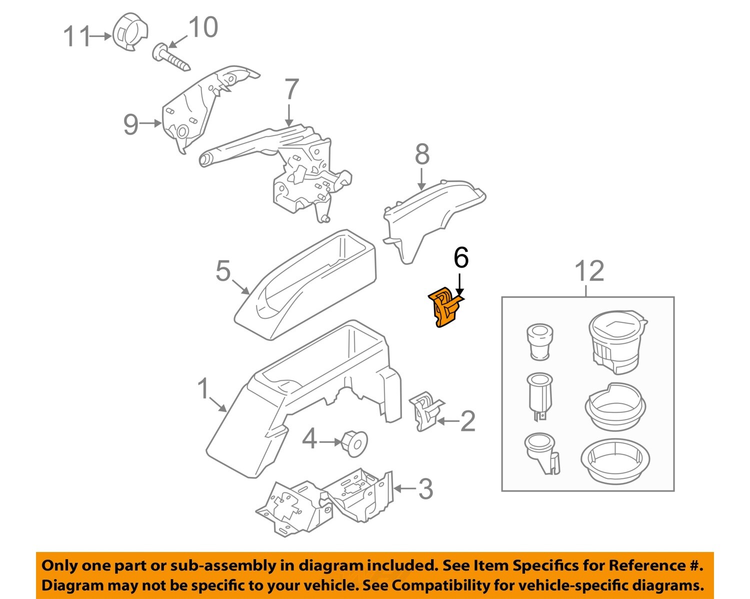FORD OEM Interior-Wndshld Pillar Trim Clip W710338S403 | eBay