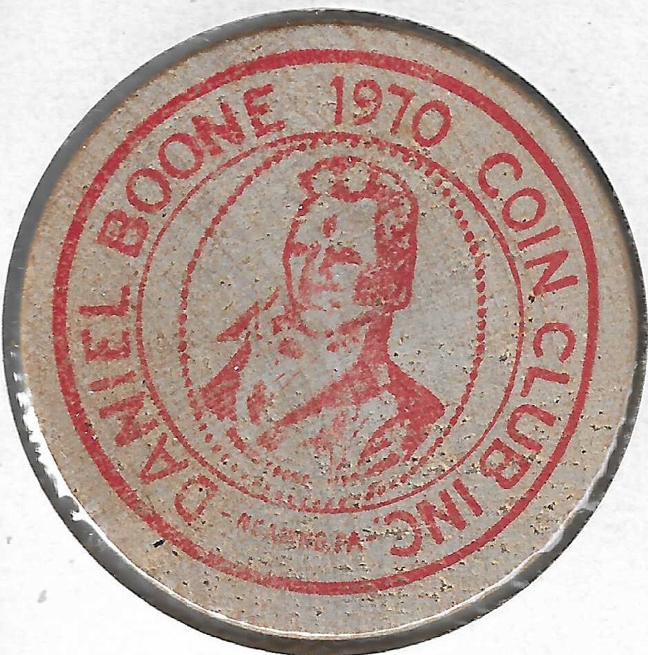 1975, Daniel Boone Coin Club 6th Show, Reading, Pennsylvania, RED ...