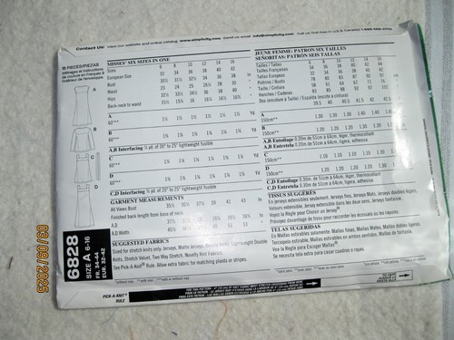 New Look 6828 misses dresses and tops Sizes 6-16 UNCUT (I) | eBay