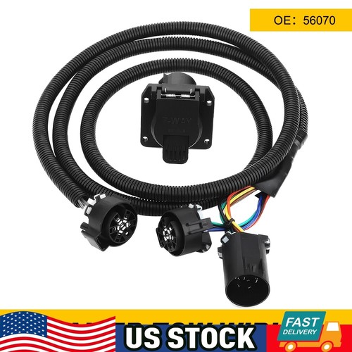 7 Way Trailer Weatherproof Plug Trailer Wiring Harness 7 Pin Trailer ...