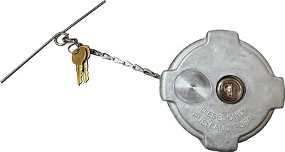 Fit for Freightliner Cascadia Automann Locking Diesel Fuel Cap 2Pcs 572 ...