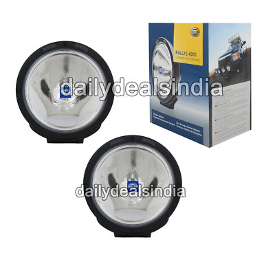 Hella Rallye 4000 Universal LED Fog Lamp Pair 12V 100W For Car, Jeep ...