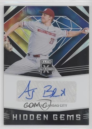 2020 Panini Elite Extra Edition Hidden Gems Black AJ Block #HG-AB Auto ...