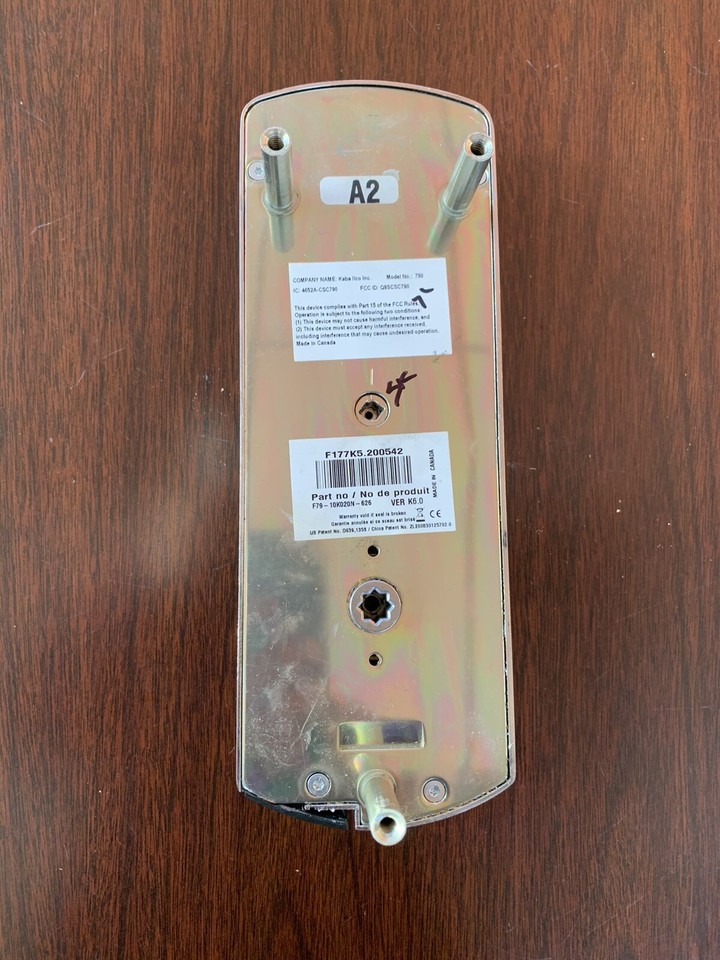 Used Dormakaba 790 RFID Hotel Lock Front Only Satin Chrome Silver Kaba ...