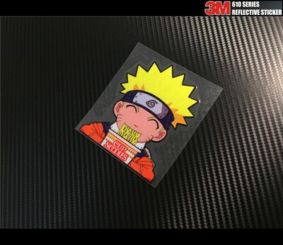 NARUTO Sticker CUP NOODLES Peeking Peeker Anime JDM Car Sticker ...