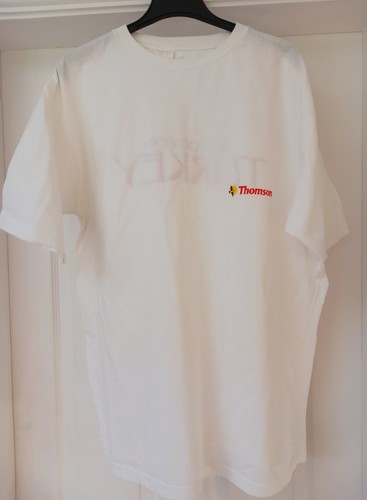 Thomson Holidays White Discover Turkey T-Shirt Size XL Travel Rep ...