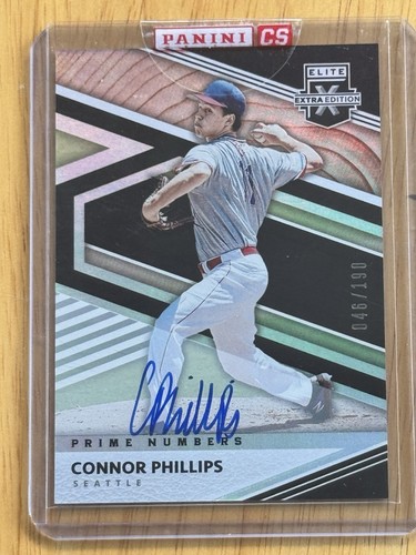 Connor Phillips 2020 Elite Extra Edition Prime Numbers A Signatures Auto #46/190 | eBay
