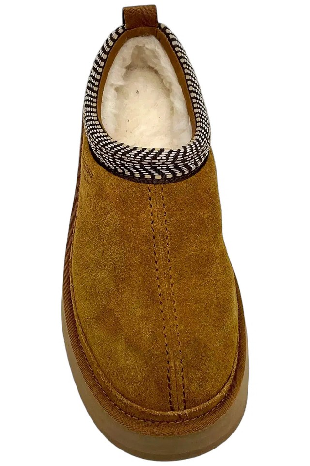 Koolaburra by UGG Suede Slip-Ons Buree Platform Chestnut | eBay