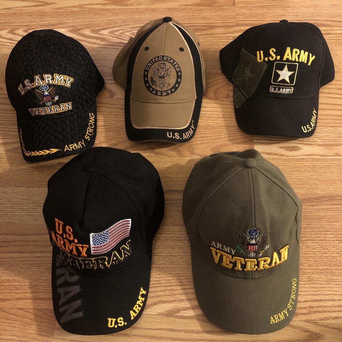 Us Veterans Caps