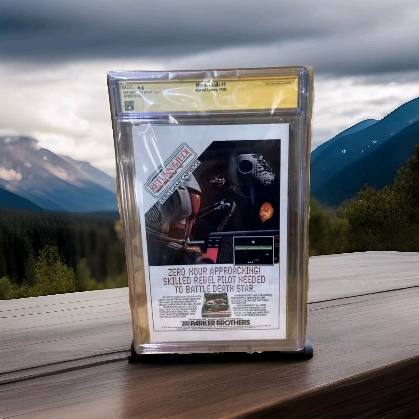 1983 MARVEL SPIDER MAN MARVEL TAILS #1 CGC 9.4 AUTOGRAPH By TOM DEFALCO ...