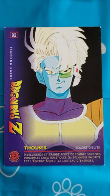 Carte Dragon Ball Z Fighting Cards n° 92 Dbz Panini Sauzer | eBay