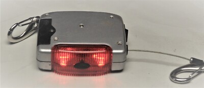 BATTERY POWERED EMERGENY RED FLASHER/ STEADY LIGHT WITH EXTENDER WIRE ...