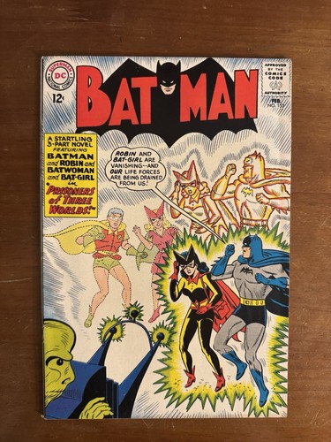 Batman (DC Comics 1963) Issue #153 “Prisoners Of Three Worlds!” [FN ...