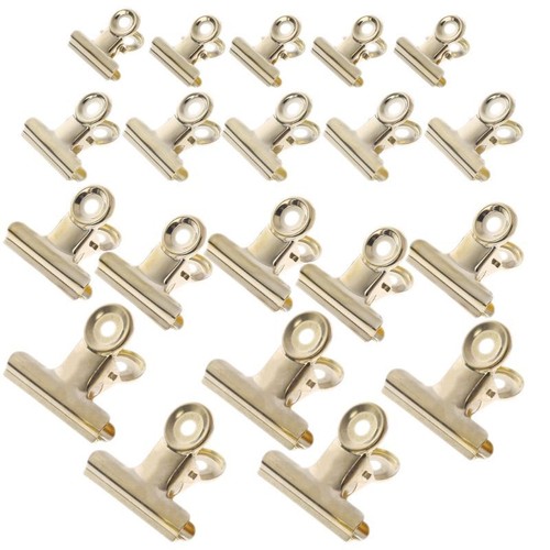 5 Pcs Letter Grip Clips Stainless Steel Paper File Binder Clip Bag | eBay