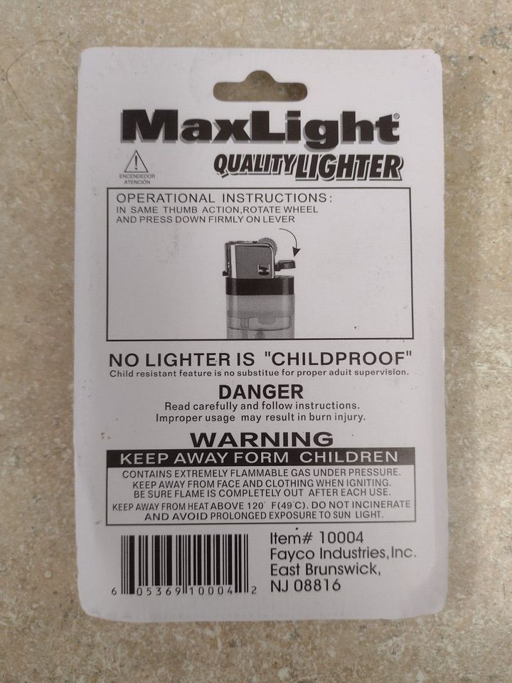 Max light Lighter Disposable Lighters 4 pack | eBay