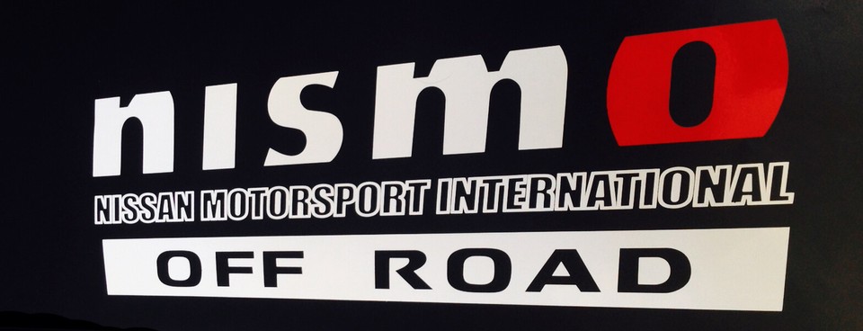 2 NISSAN NISMO OFF ROAD DECAL STICKER EMBLEM 12"X4" VARIOUS COLOR ...