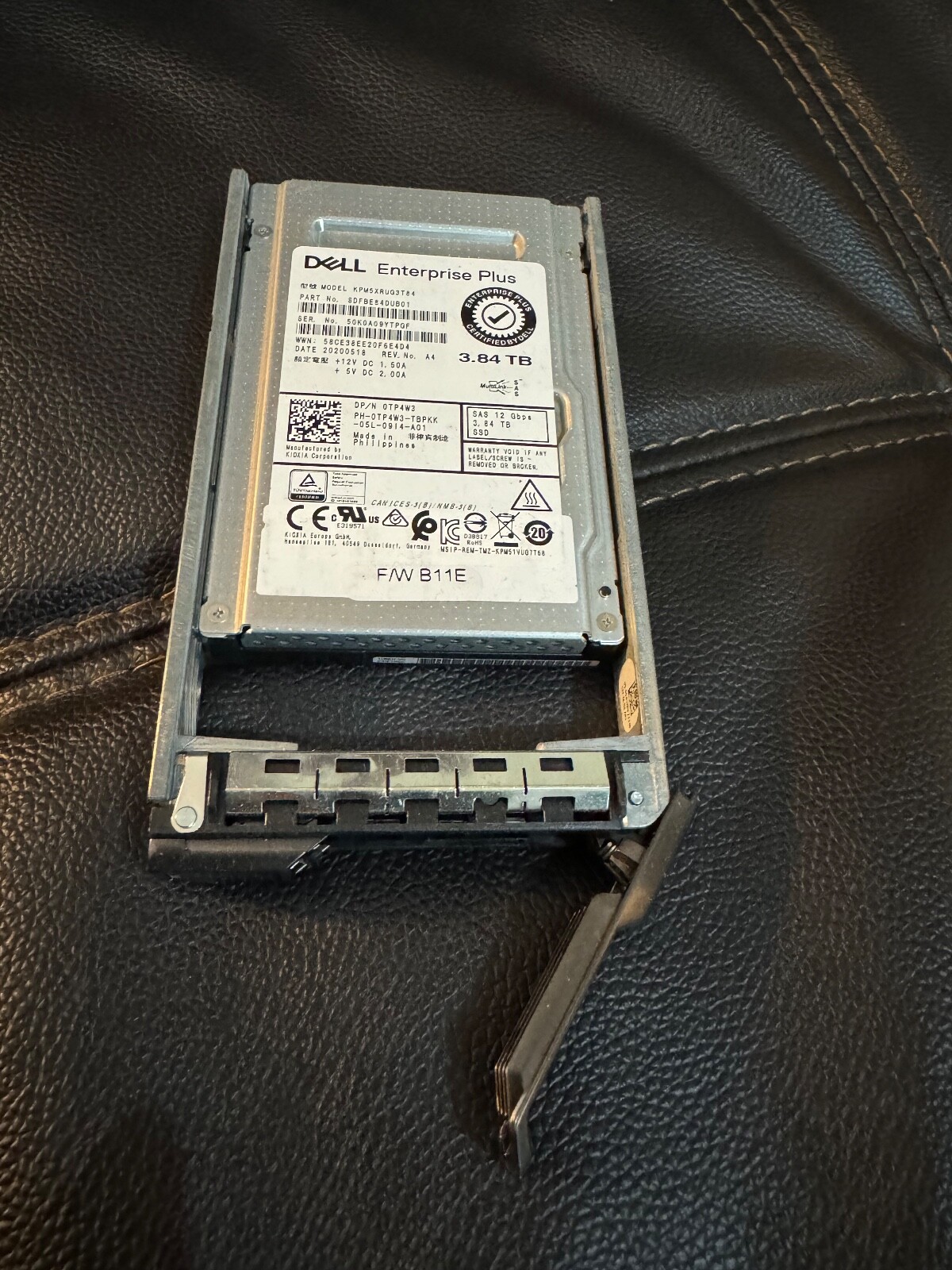 Dell N85XX Toshiba 3.84TB 2.5'' SAS Internal SSD (KPM5XRUG3T84) for ...