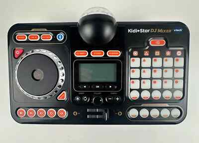 VTech KidiStar DJ Mixer • Play Music & Learn • Lights • Bluetooth *USED ...