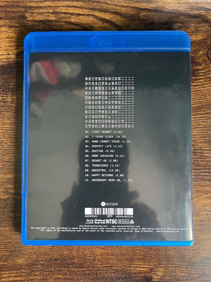 Stephen Wilson - Hand Cannot Erase Blu-ray 2015 | eBay UK