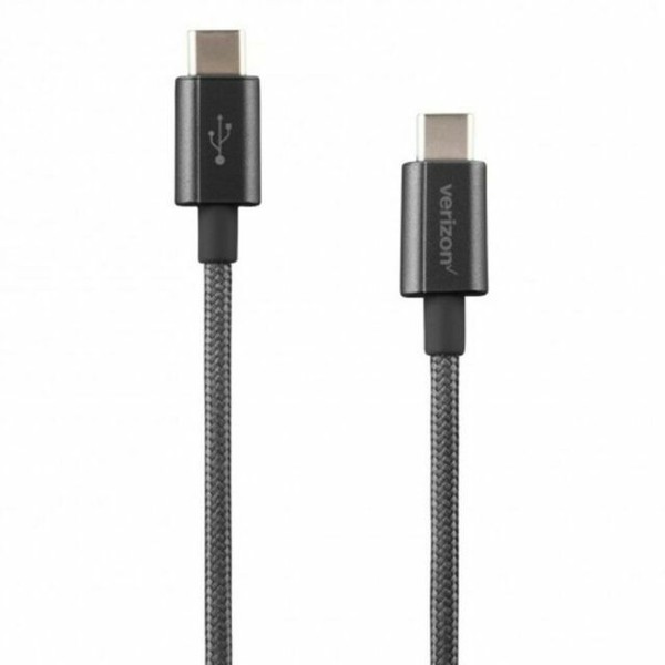 Verizon 4-ft Usb-c to USBC Braided Charge & Sync Cable Black for sale ...