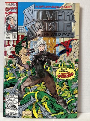 Silver Sable and the Wild Pack #1 Marvel Comics 1992 VF | eBay