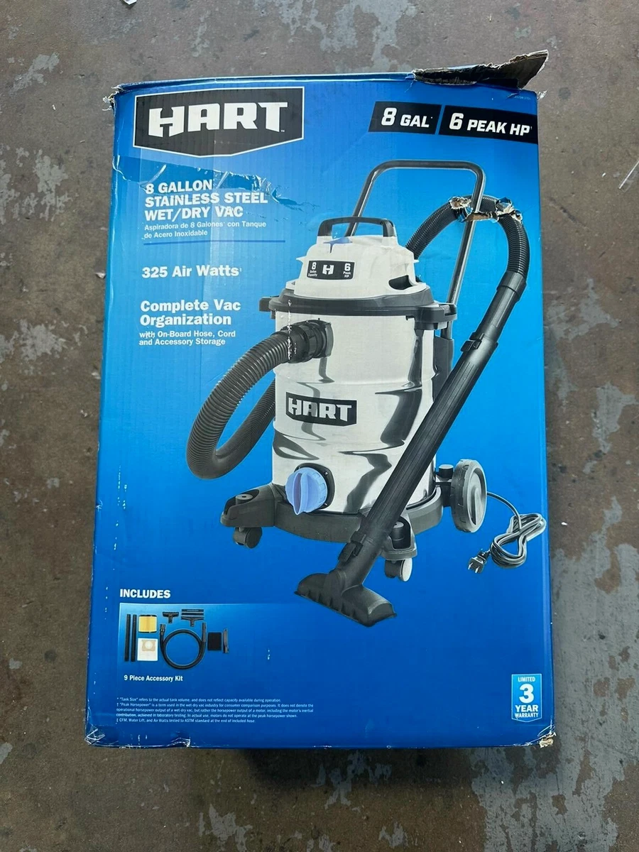 Hart Gallon Horse Stainless Steel Tank Wet Dry Vacuum, 60% OFF