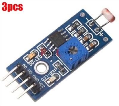 3Pcs Photoresistor Sensor Module Light Detection Photodiode With Ao Do ...