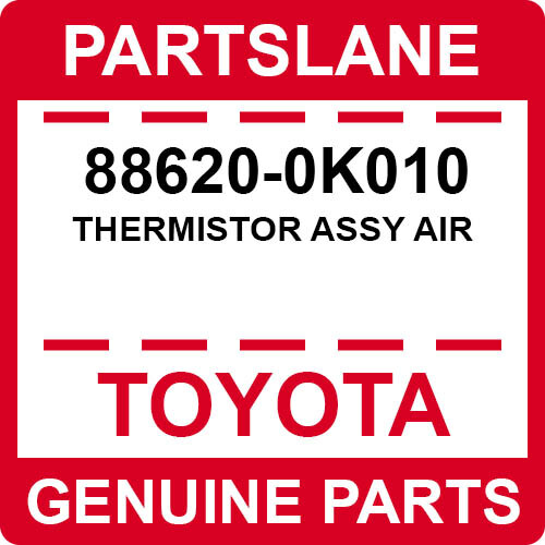 Toyota Genuine OEM 88620-0k010 Thermistor ASSY Air 886200K010 for sale ...