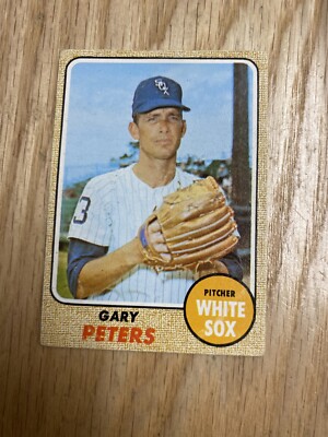 1968 Topps Baseball Gary Peters Chicago White Sox Card #210 | eBay