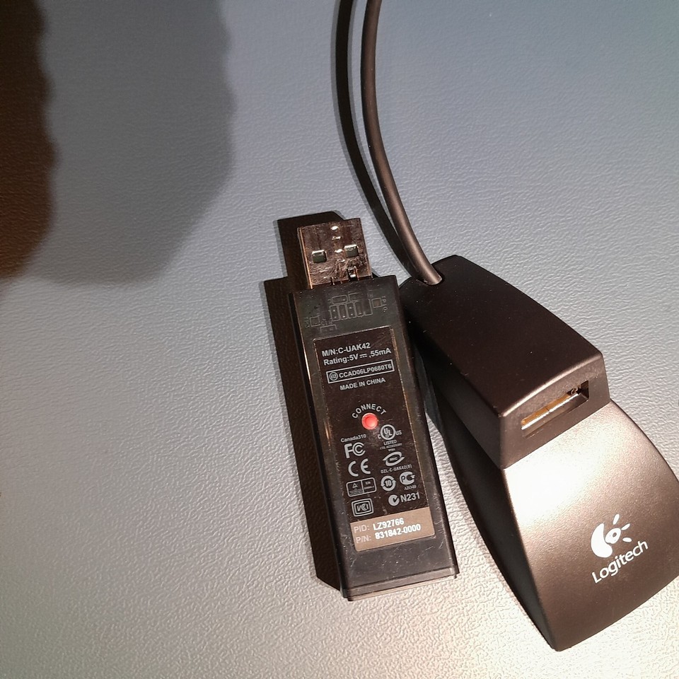 Pre-owned Logitech C-UAK42 SecureConnect Wireless USB Mini Receiver | eBay