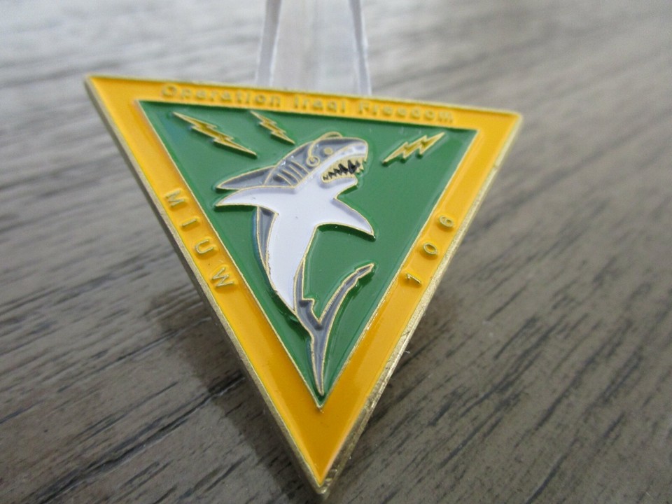 USN Mobile Inshore Undersea Warfare Unit (MIUWU) OIF Challenge Coin ...