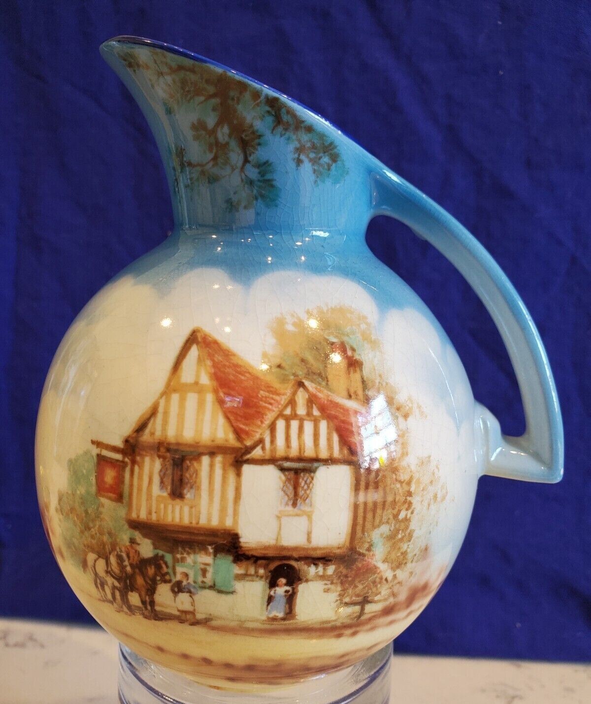 Vintage Falcon Ware THE TAVERN Pitcher Made In ENGLAND 1930's #5030 | eBay