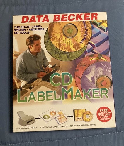 DATA BECKER CD Label Maker New Open Box | eBay