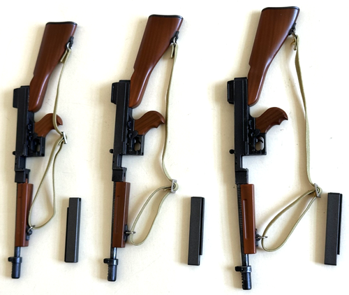 1/6 scale 3 Dragon WWII US Thompson Machine Guns M1928A1 Rare Early ...